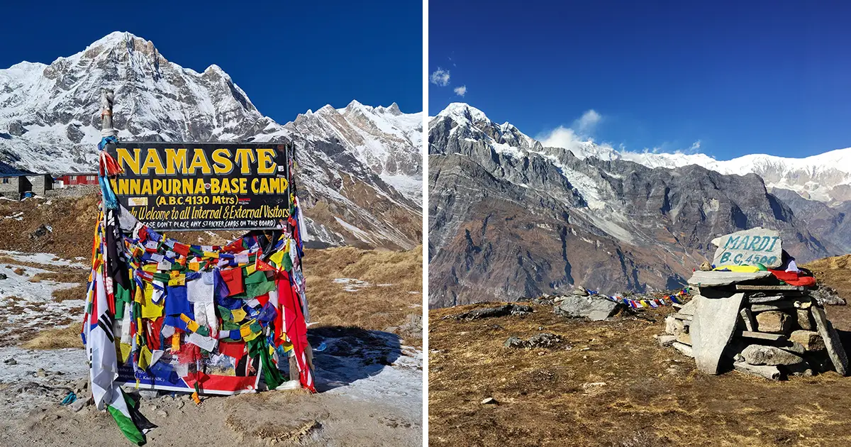 Annapurna Base Camp vs Mardi Himal Trek: Key Differences